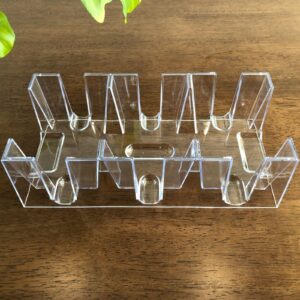 Yuanhe 9 Deck Clear Canasta Playing Card Tray