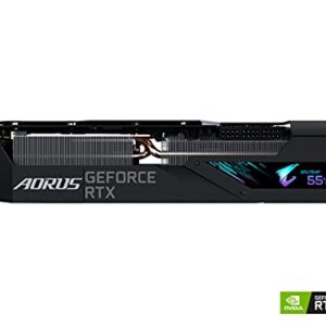 Gigabyte AORUS GeForce RTX 3080 Ti Master 12G Graphics Card, Max Covered Cooling, 12GB 384-bit GDDR6X, GV-N308TAORUS M-12GD Video Card