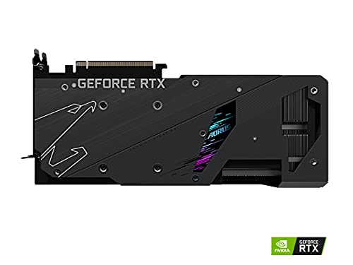 Gigabyte AORUS GeForce RTX 3080 Ti Master 12G Graphics Card, Max Covered Cooling, 12GB 384-bit GDDR6X, GV-N308TAORUS M-12GD Video Card