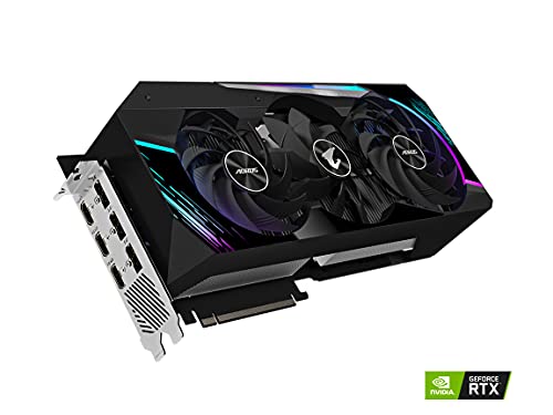 Gigabyte AORUS GeForce RTX 3080 Ti Master 12G Graphics Card, Max Covered Cooling, 12GB 384-bit GDDR6X, GV-N308TAORUS M-12GD Video Card