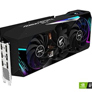 Gigabyte AORUS GeForce RTX 3080 Ti Master 12G Graphics Card, Max Covered Cooling, 12GB 384-bit GDDR6X, GV-N308TAORUS M-12GD Video Card