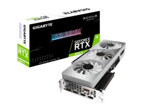 gigabyte geforce rtx 3080 ti vision oc 12g graphics card, 3x windforce fans, 12gb 384-bit gddr6x, gv-n308tvision oc-12gd video card