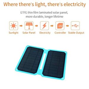 Solar Panel - Camping Solar Panel 10W with USB Port Waterproof Foldable Camping Travel Charger