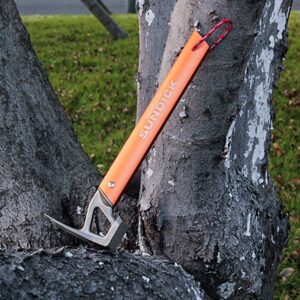 Lixada Camping Aluminum Tent Hammer Outdoor Camping Tent Hammer Stainless Steel Tent Nail Puller Tent Peg Accessory