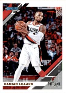 2019-20 donruss #163 damian lillard nm-mt blazers