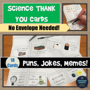 science thank you cards 18 puns, jokes, and funny memes