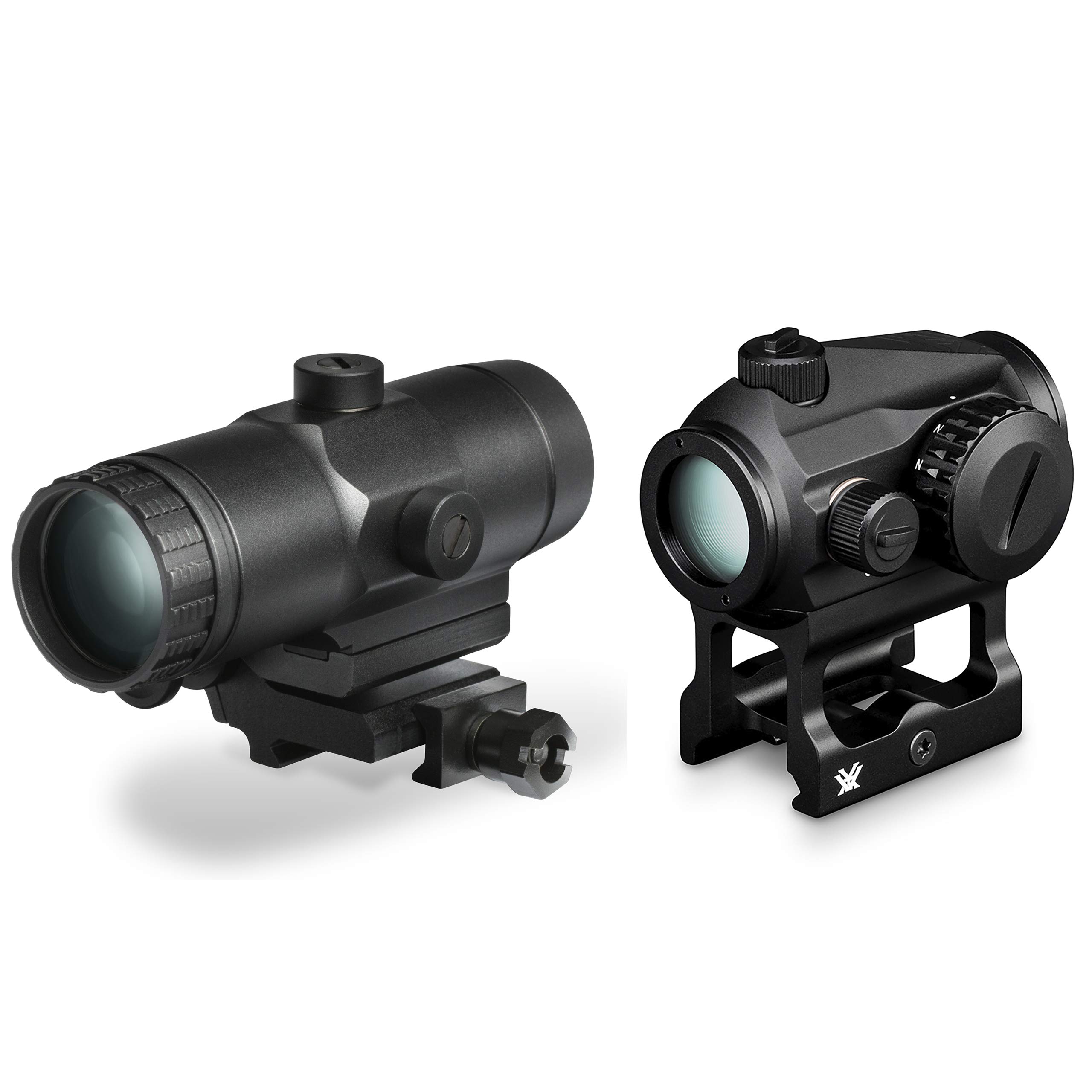 Vortex Optics Crossfire Red Dot Sight (CF-RD2) & 3X Magnifier w/Built-in Flip Mount (VMX-3T)