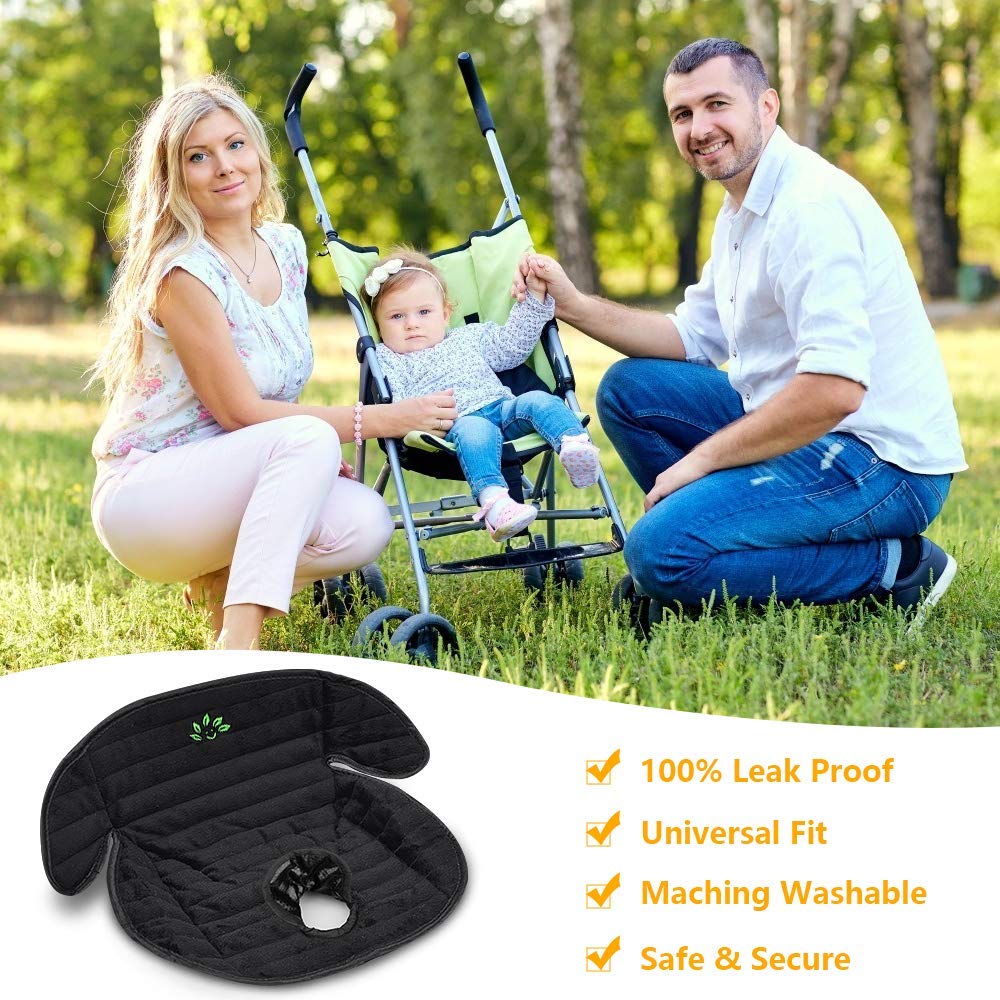 Piddle Pad Car Seat Protector, BicycleStore Waterproof Liner Potty Training Pads Machine Washable Toddlers Car Seat Infants Saver Cover Mat for Child Safety Car Seat, Stroller and Dinner Chair