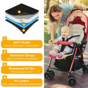 Piddle Pad Car Seat Protector, BicycleStore Waterproof Liner Potty Training Pads Machine Washable Toddlers Car Seat Infants Saver Cover Mat for Child Safety Car Seat, Stroller and Dinner Chair