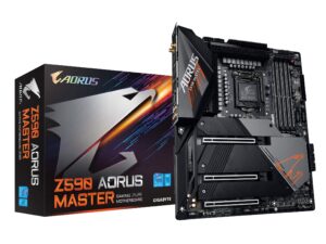 gigabyte z590 aorus master (lga 1200/intel z590/atx/triple m.2/pcie 4.0/usb 3.2 gen2x2 type-c/intel wifi 6e/aquantia 10gbe lan/gaming motherboard)