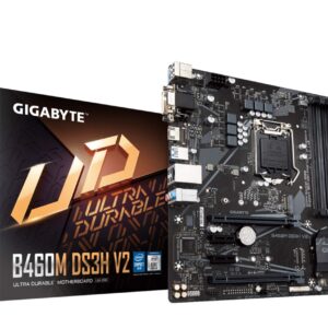 GIGABYTE B460M DS3H V2 (LGA 1200/ Intel/ B460/ Micro-ATX/M.2/ SATA 6Gb/s/USB 3.2 Gen 1/ Motherboard)