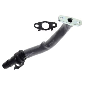 autokay turbo oil return pipe tube with gasket fit for 2011-2019 chevy cruze sonic trax buick encore 1.4l, engine turbocharger oil return hose line replace# 55587854 55569839