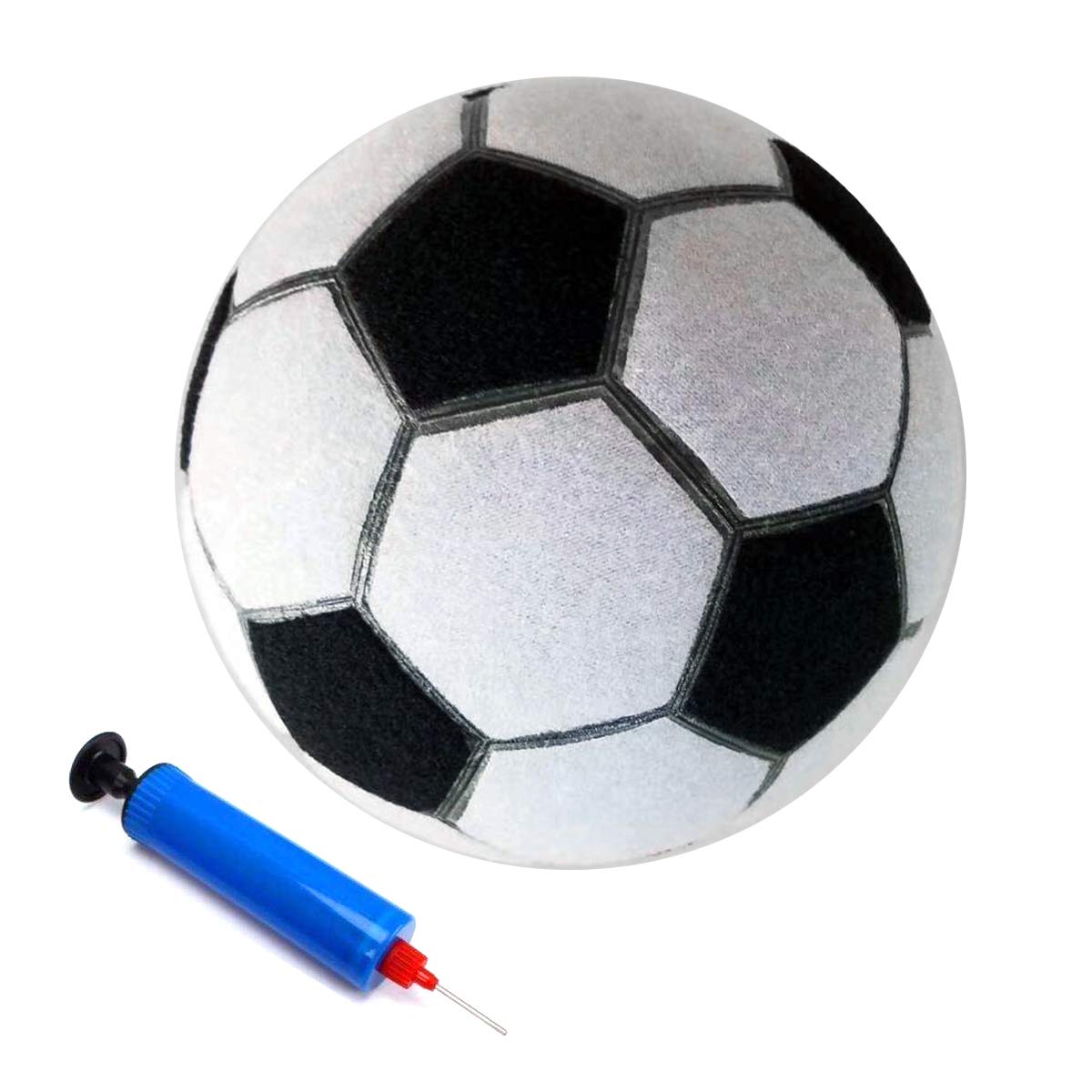 8.5" 5# Dartboard Inflatable Soccer Ball Kick Darts Ball (White)