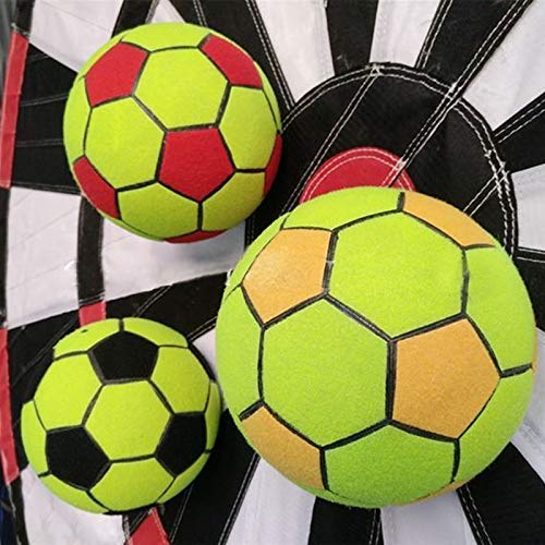 8.5" 5# Dartboard Inflatable Soccer Ball Kick Darts Ball (White)