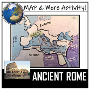 ancient rome map activity: roman empire (label and color)