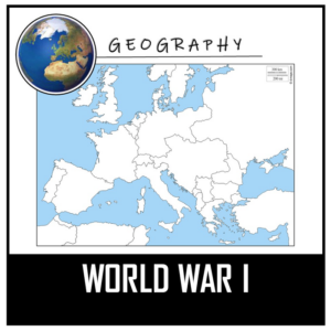 world war i: wwi map activity (two maps: before and during- label and color)