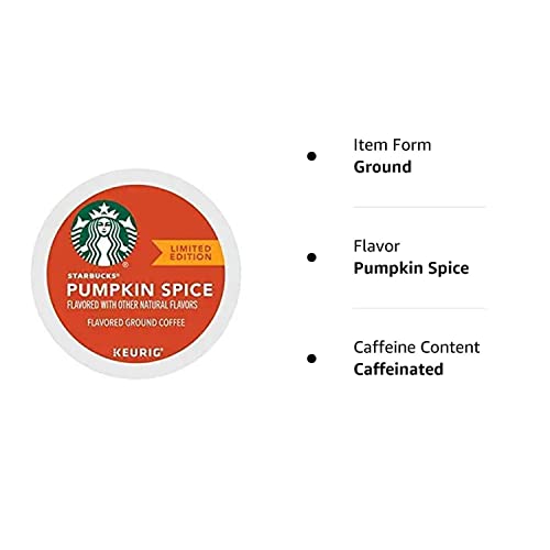 Starbuck's Pumpkin Spice Keurig k-cups (72-.36 oz)