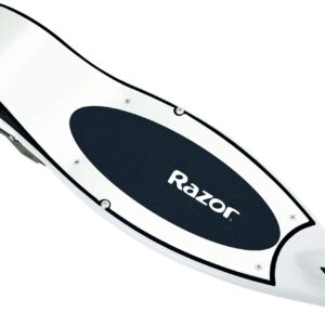 Razor E200S Electric Scooter - 8" Air-filled Tires, 200-Watt Motor, Up to 12 mph and 40 min of Ride Time, White