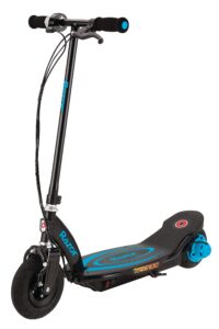 razor power core e100 electric scooter - black deck - blue - ffp