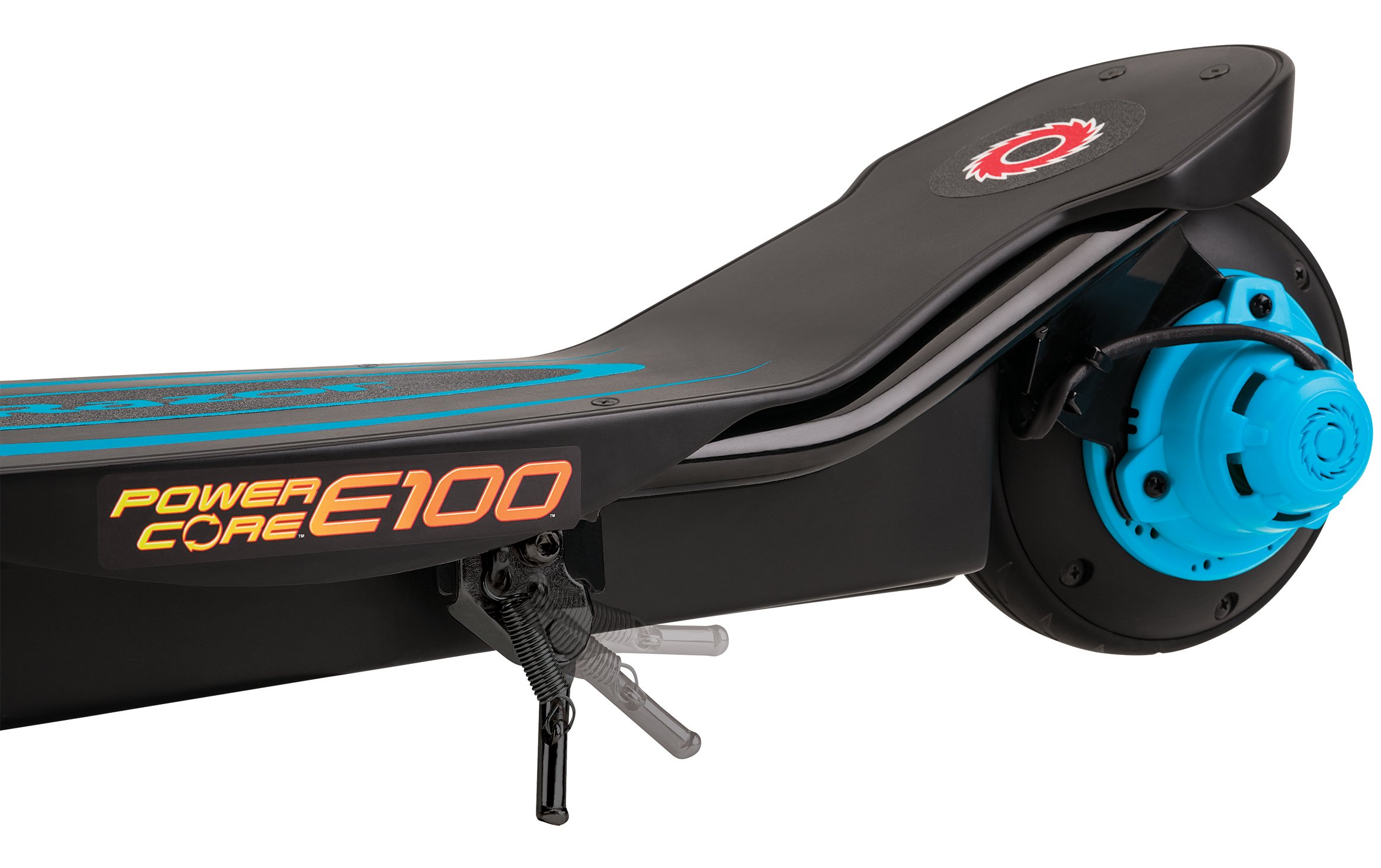 Razor Power Core E100 Electric Scooter - Black Deck - Blue - FFP