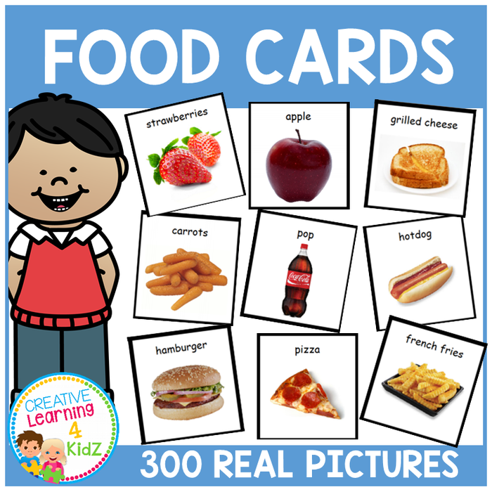 Food Cards 300 Real Pictures