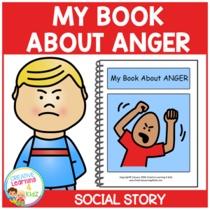 my book about anger social storybook special education