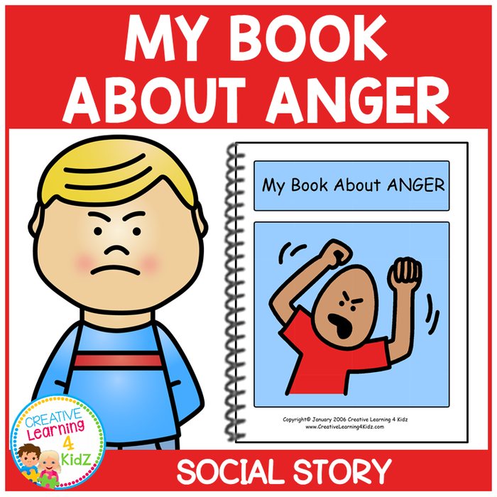 My Book About Anger Social Storybook Special Education