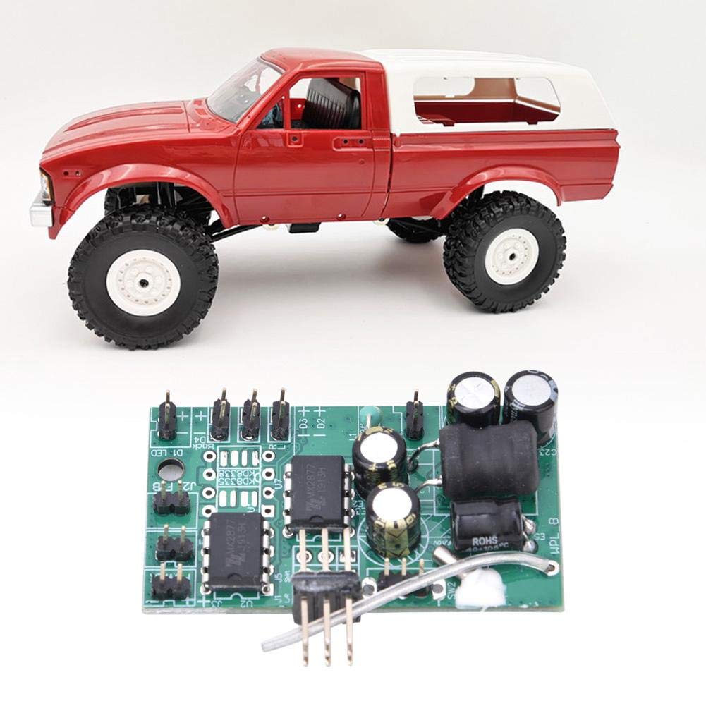 Tbest Remote Control Sound Speaker Group Circuit Board for B-14/B14K/B-24/B24K RC Car Model Accessories(Petrol Version) C24 Motor