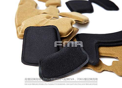 ATAIRSOFT FMA Tactical MT Helmet Pad Set Internal Protective Enhanced Memory Foam Cushion Airsoft Helmet Accessories