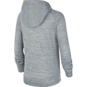 Nike Kids Boy's Therma GFX Pullover Hoodie (Little Kids/Big Kids) Smoke Grey/Heather/Black MD (10-12 Big Kids)