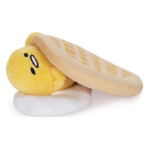 gund sanrio gudetama the lazy egg waffle plush stuffed animal, 6"