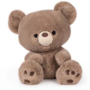 GUND Kai Teddy Bear, Premium Plush Toy Stuffed Animal for Ages 1 & Up, Taupe/Light Brown, 12"