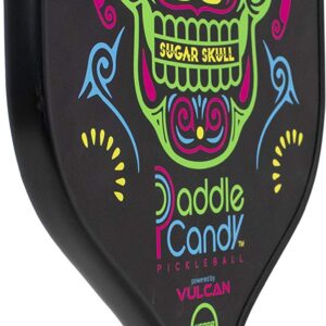 Vulcan | Paddle Candy Sugar Skull Pickleball Paddle | Hybrid Performance | Polypropylene Core | USAP Approved | Sugar Skull