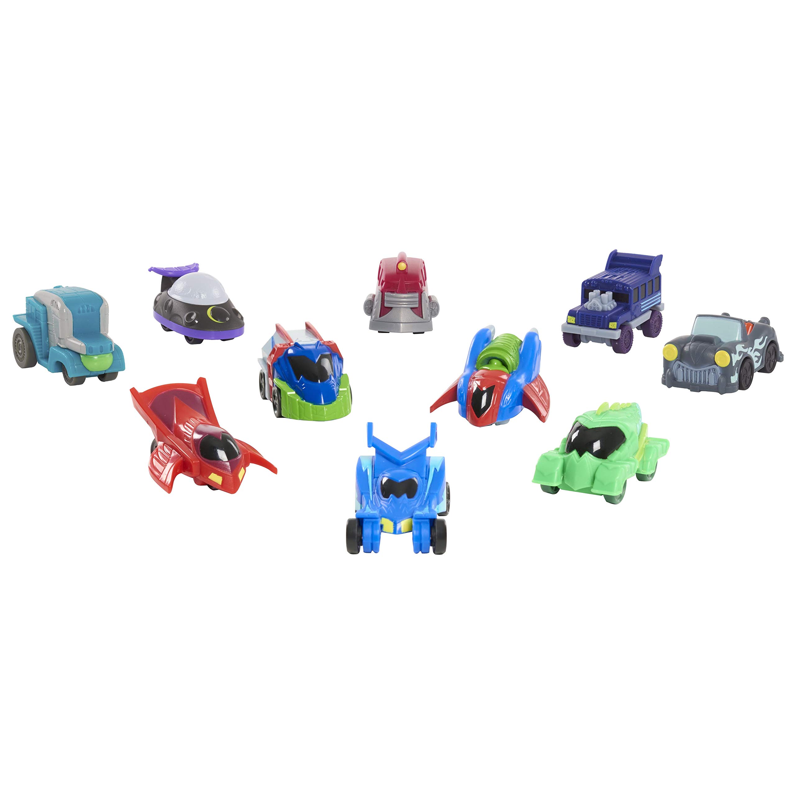 PJ Masks Night Time Micros Deluxe Vehicle Set, Kids Toys for Ages 3 Up by Just Play