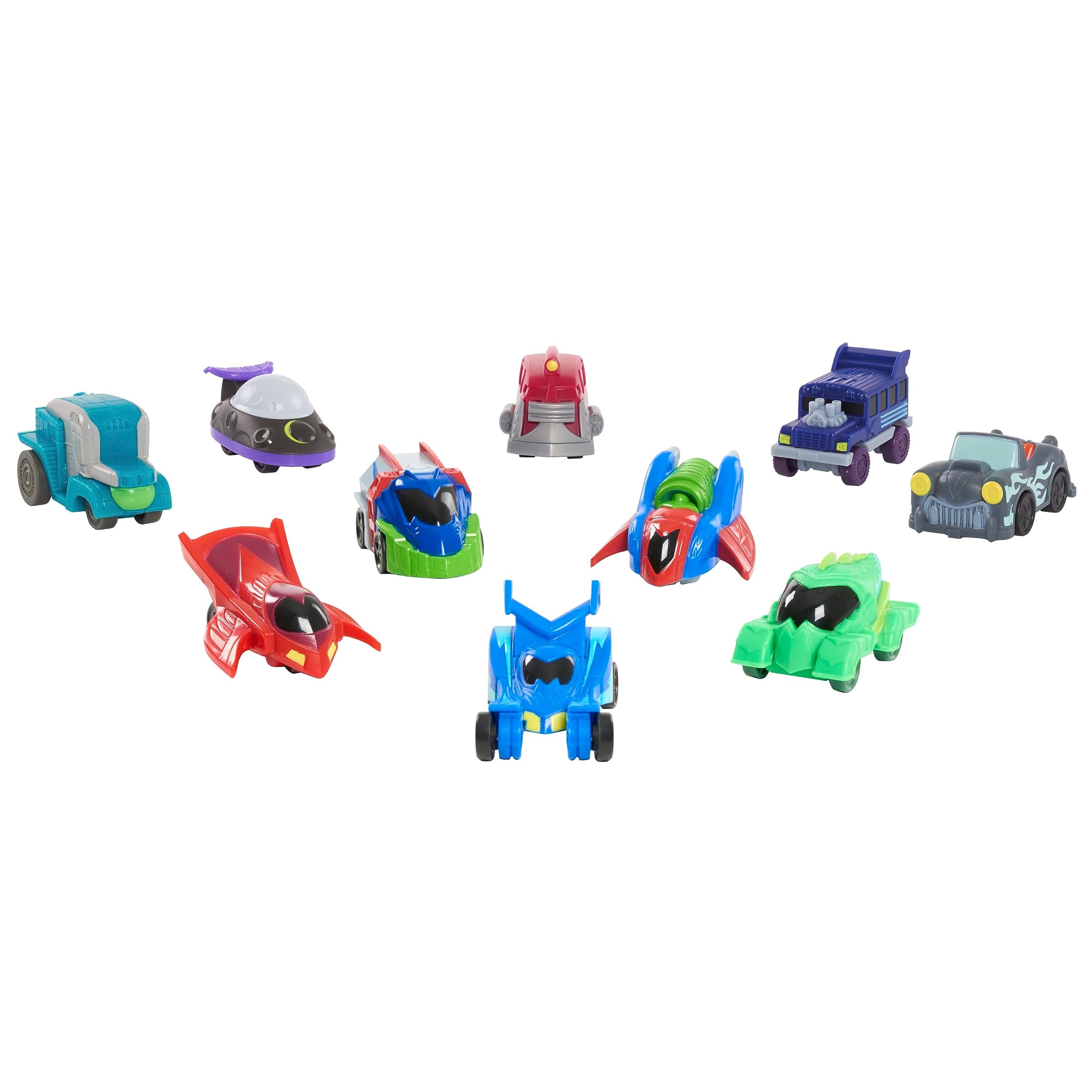 PJ Masks Night Time Micros Deluxe Vehicle Set, Kids Toys for Ages 3 Up by Just Play