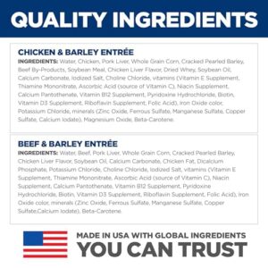 Hill's Science Diet Adult 1-6, Adult 1-6 Premium Nutrition, Wet Dog Food, Variety Case: Chicken & Barley; Beef & Barley Loaf, 13 oz Can Variety Case, Case of 12