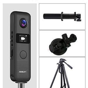 BOBLOV C18 WiFi 1080P Body Camera with OLED Screen and One Big Button for Recording 4Hours 1080P Recording Clip for Wearable (32GB)