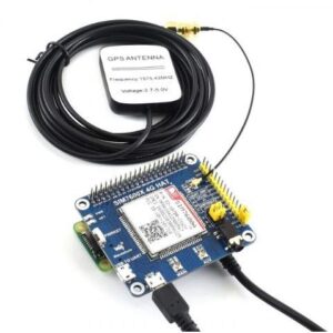 4g / 3g / gnss hat module for raspberry pi zero/zero w/zero wh/2b/3b/3b+ based on sim7600a-h, 4g communication and gnss positioning module support lte cat4 up to 150mbps for north america