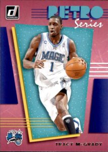 2019-20 donruss retro series #17 tracy mcgrady orlando magic basketball card