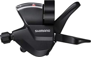 shimano sl-m315-8r 8-speed rapidfire plus bicycle shift lever - right, with optical gear display - eslm3158ra