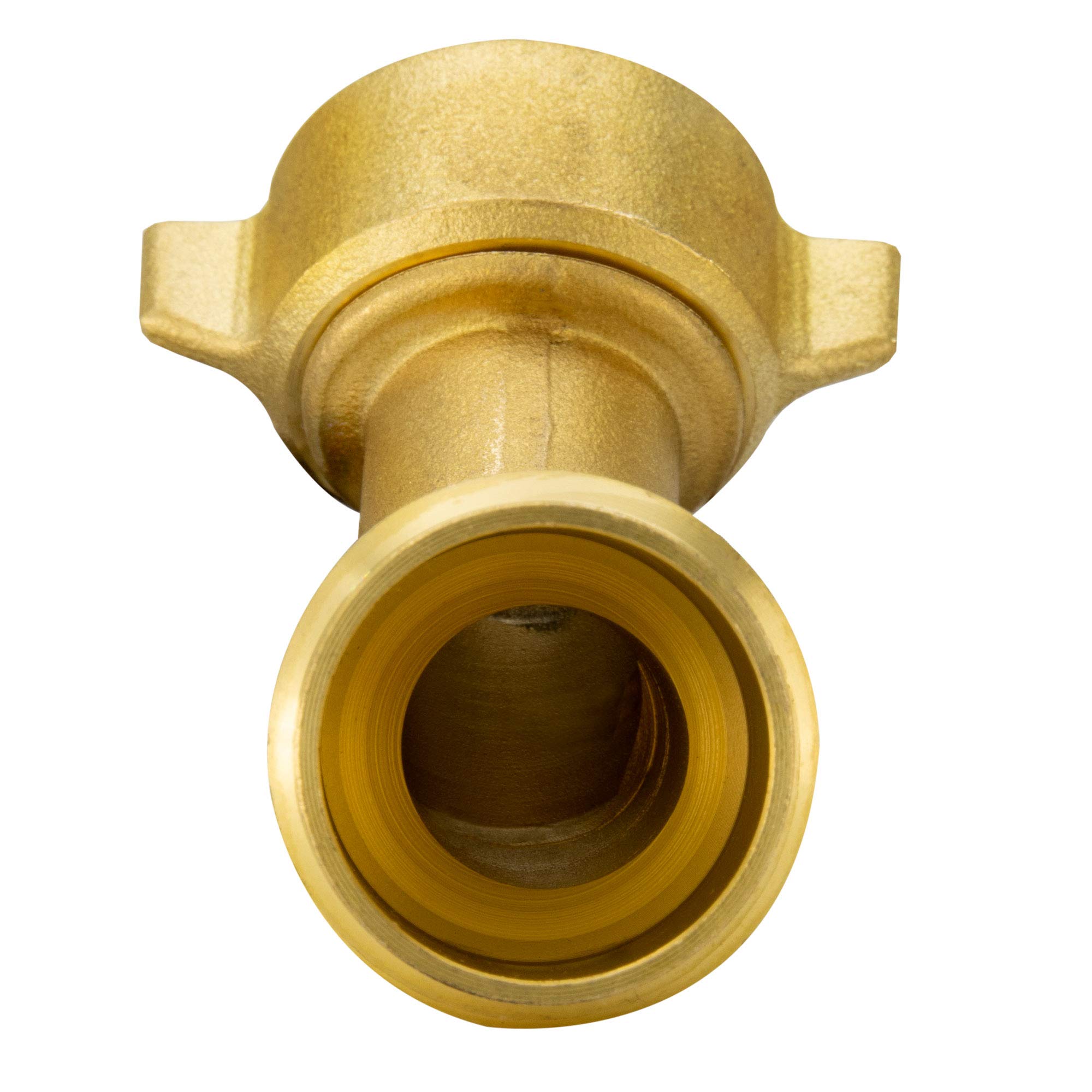 RecPro 45 Degree Hose Elbow for City Water Fill | Brass Hose Fitting | RV Plumbing | Prevent Hose Crimping and Strain