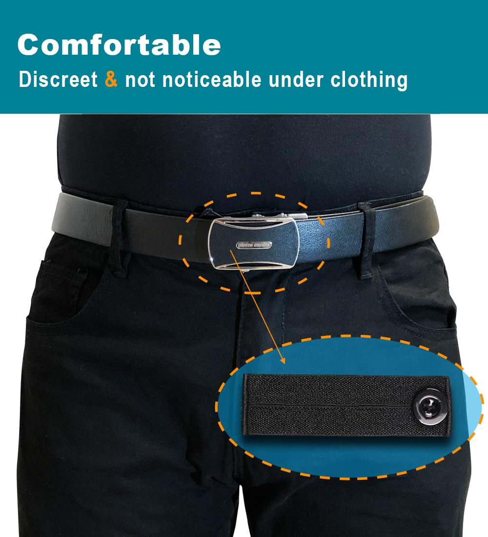 YUANHANG 15Pcs Waist Extender for Pants Jeans: Elastic Waistband Button Expander for Women Men