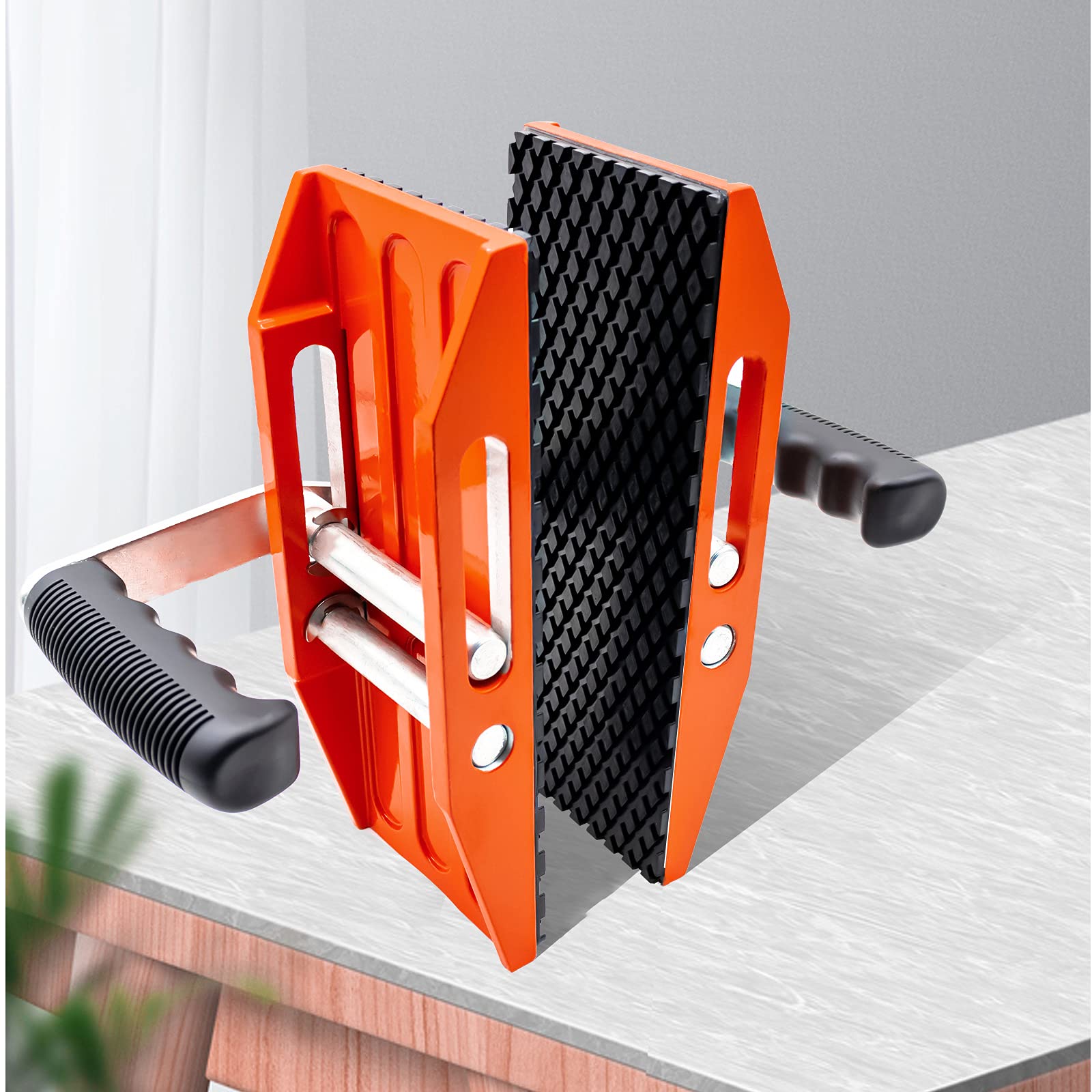 Granite Carrying Clamps Double Handed Stone Panel Carrier Lifting Tools for Granite Marble Slab Ceramic Plate Glass Pack of 2