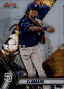 2019 bowman's best top prospects #tp-2 cj abrams san diego padres rc rookie mlb baseball trading card