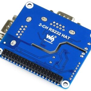 2-Channel Isolated RS232 Expansion HAT for Raspberry Pi 4B/3B+/3B/2B/B+/A+/Zero/Zero W, SC16IS752+SP3232 Dual Chip Convert SPI to RS232 Data Rate up to 921600bps Embed Multi Protection Circuits