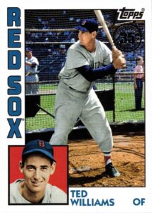 2019 topps update 1984 topps #84-12 ted williams baseball card