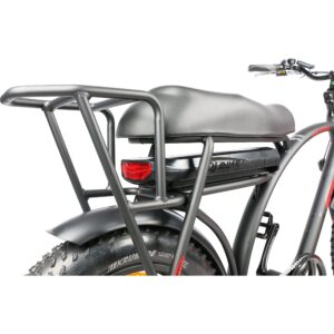 DJ Super Bike 750W 48V 13Ah Power Electric Bicycle, Matte Black, LED Bike Light, Suspension Fork and Samsung Battery