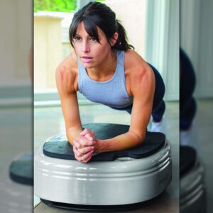 Power Plate Move, Vibrating Exercise Platform, Versatile Full Body Workout, Red