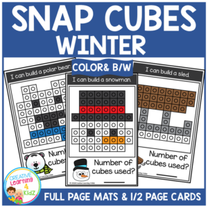 snap cubes activity - winter