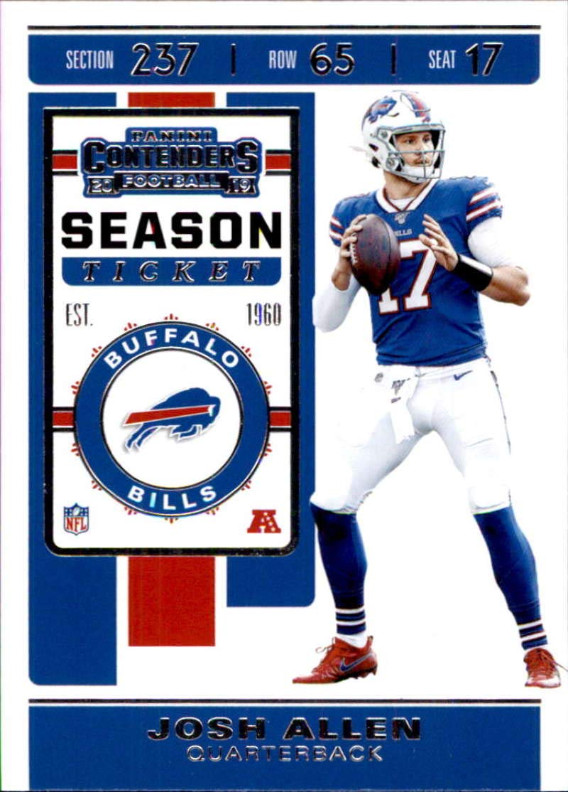 2019 Panini Contenders #3 Josh Allen Buffalo Bills Football Card